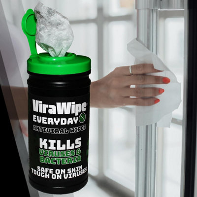1 Tube (100 Wipes) Quick Action Everyday Cleaning Disinfectant Wipes