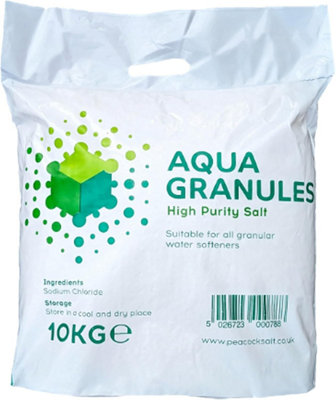 1 x 10kg Granular High Purity Salt Reduces Limescale Ideal For Dish ...