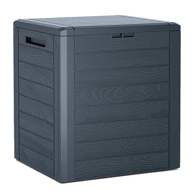 1 x 140 Litre Medium Weather Resistant Outdoor Garden Storage Boxes ...