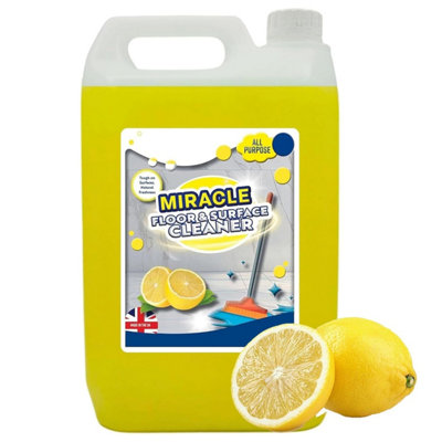 1 x 2.5 Litre Concentrated Lemon Floor Cleaner Ideal For All Surfaces