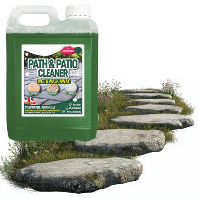 1 x 2.5 Litre Green Outdoor Path & Patio Cleaning Fluid Solution