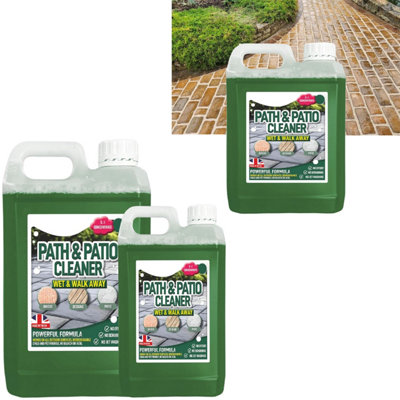 1 x 2.5 Litre Path & Patio Cleaner Fluid Staining Remover Cleaning ...