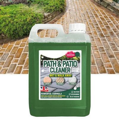 1 x 2.5 Litre Path & Patio Cleaner Fluid Staining Remover Cleaning Solution