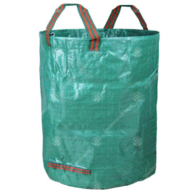 1 x 200L Round Garden Waste Bag - Heavy Duty Reinforced Refuse Sack ...