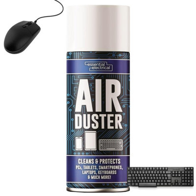1 x 400ml Compressed Air Duster Cleaner Spray Can for Electronics