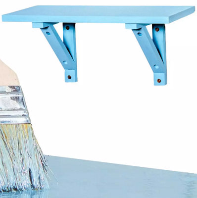 1 x 435mm Single Decorative Pine Shelf (Shelf Kit)