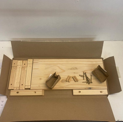 1 x 435mm Single Decorative Pine Shelf (Shelf Kit)