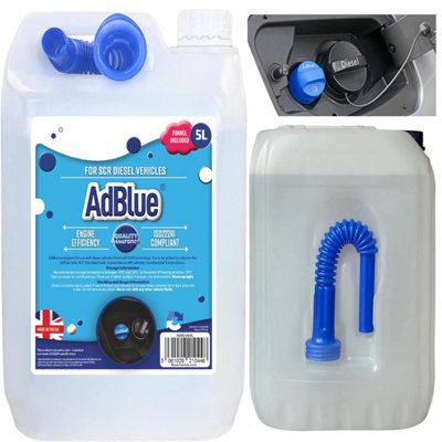 1 x 5 Litre AdBlue Makes & Models Complete With Easy To Pour Spout ...
