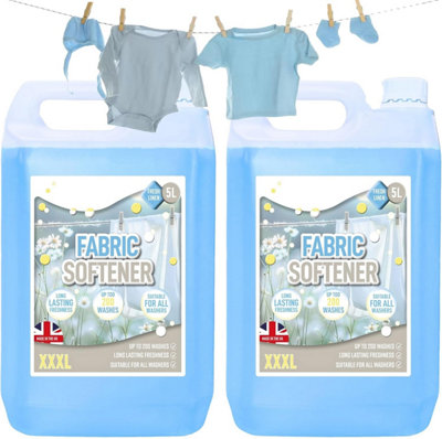 1 x 5 Litres Fabric Clothes Laundry Softener Original Fresh Linen Long ...