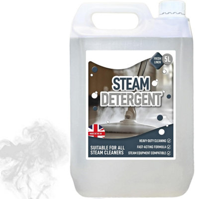 1 x 5L Fresh Linen Scented Steam Detergent Heavy Duty Cleaning Solution ...