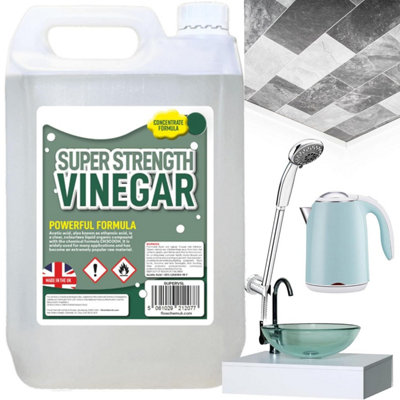 1 x 5L Super Strength Vinegar 20% Strong Cleaning Vinegar For ...