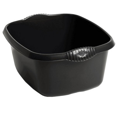 1 x Black Home Kitchen Essential Multipurpose Rectangular Washing Up Bowl