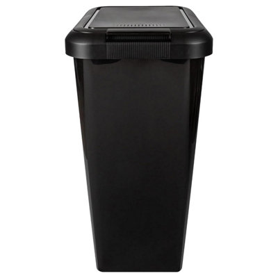 1 x Black Moda Swing & Lift Bin Large 45L Capacity With a Special Lid ...