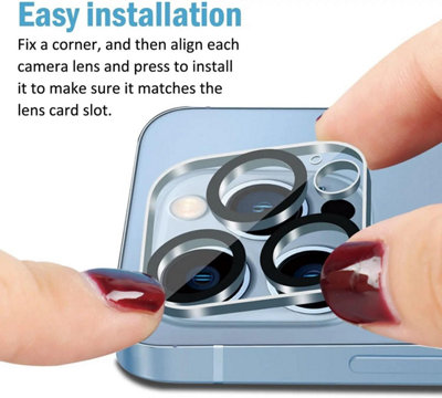 1 x Camera Lens Protector for iPhone 15 Pro 6.1-Inch and iPhone 15 Pro ...