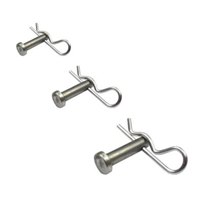 1 x Clevis Pins Imperial Securing Fasteners 5/16" x 7/8" with Retaining ...