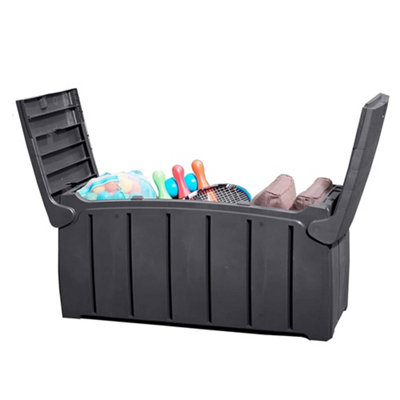 1 x Extra Large Multipurpose 322L Outdoor Garden Storage Box With ...