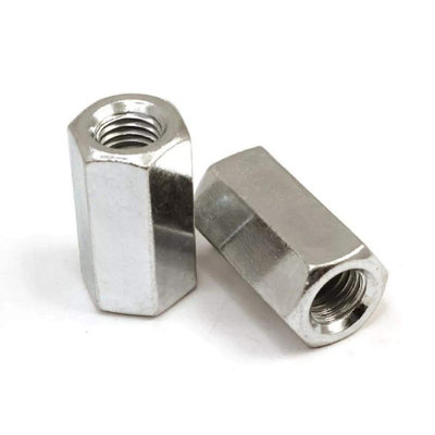 1 x Fully Threaded Screw Rod M6 x 300mm Steel Studding Bar & 2 ...