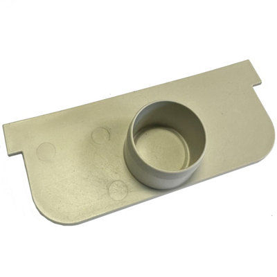 1 x Grey Ultra Low Profile Shallow Flow Drain Plastic Grating 50mm Deep ...