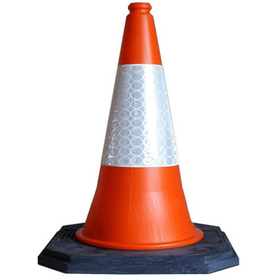 1 x High Visibility Orange Reflective 75cm Self Weighted Road ...