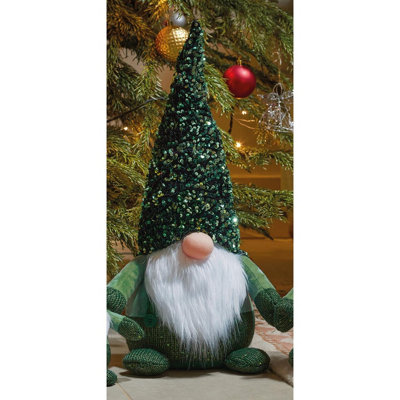 1 x Jumbo Emerald Green GlamJonk - Festive Christmas Nordic Sparkly ...