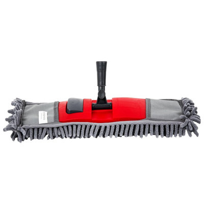 1 x Microfibre Noodle Head Mop For Cleaning Floors Wet or Dry Ideal For ...