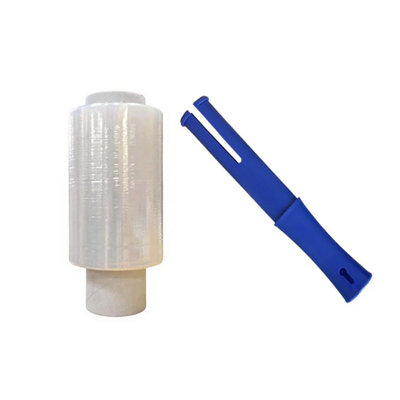 1 x Mini Shrink Dispenser + 1 Mini Clear Shrink Wrap Strong Plastic ...