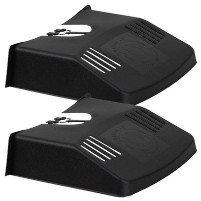 Buy 1 x Outdoor Black Ventilated Grid Drain Cover Prevents Blockages ...