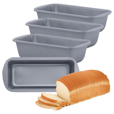 1 X RECTANGULAR 2LB NON-STICK BREAD LOAF TIN