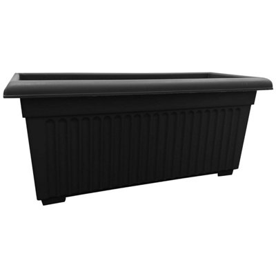1 x Rectangular 70cm Sovereign Trough Slate Grey Strong Indoor Outdoor ...