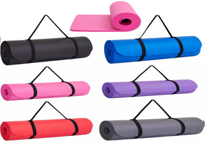 1 x Yoga Mat Multi-Purpose Thick Foam Exercise Mats Stretching ...