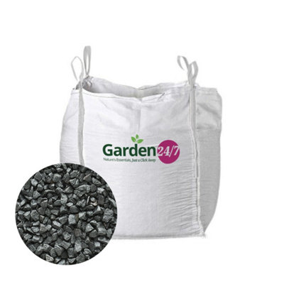 10-20MM BLACK STONE BASALT CHIPPINGS - PREMIUM AGGREGATE BULK BAG - 850 ...