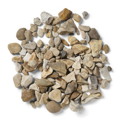 10-20mm Chippings - Gold stone - Premium Aggregate Bulk Bag - 850 kilos