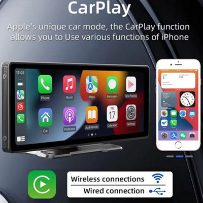 10.26 Inch 4K Touch Screen Car Bluetooth FM Wireless Apple CarPlay ...