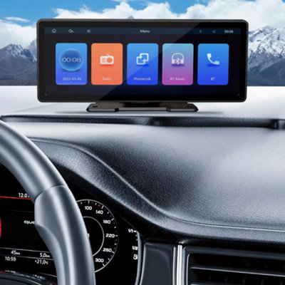10.26 Inch 4K Touch Screen Car Bluetooth FM Wireless Apple CarPlay ...