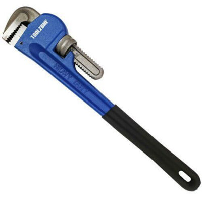 10" Adjustable Stilson Wrench Large Heavy Duty Plumber Pipe Water Pump ...