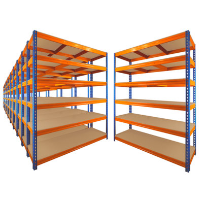 10 Bays of 6 Tier ULTRA HEAVY DUTY Storage Racking 1800h x 1500w x 450d ...