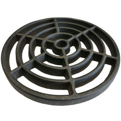 10" Diameter 254mm 16mm Thick Round Circular Cast Iron Gully Grid Grate ...