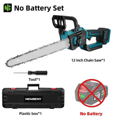 10 Inch Cordless Brushless Electric Chainsaw with LED Display Wood ...