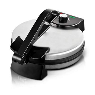 10 inch Electric Chapati, Roti, Naan & Tortilla Maker - 1200W Flatbread ...