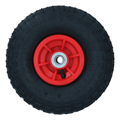 10 Inch Pneumatic Sack Truck Wheel and Tyre Garden Carts 16mm Bore 10pc