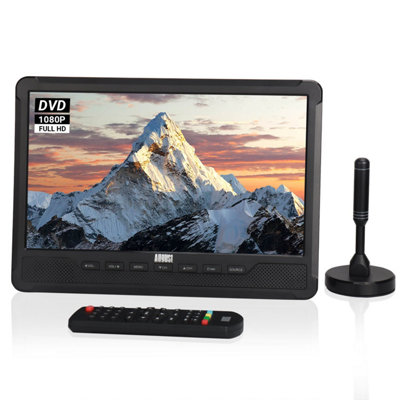 10 Inch Rechargeable Portable Freeview TV, DVD, Multimedia Player, USB ...