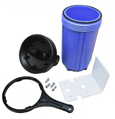 10" Jumbo Water Filter Housing Big Blue - 10" x 4.5" Unit with 3/4" BSP ...