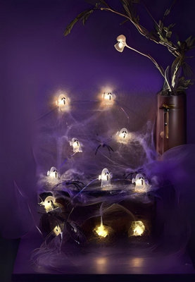 10 LED Spooky Ghost String Lights