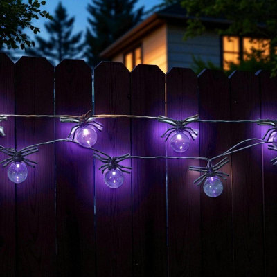10 LED Witches Spider String Lights