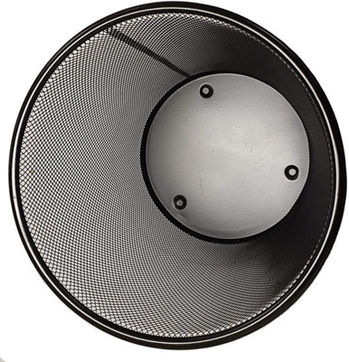 10'' Metal Mesh Black Wire Bin Rubbish Paper Waste Home Office Bedroom ...