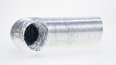 Buy 10 Meter Aluminium Flexible Ducting - 152 mm Diameter at B&Q