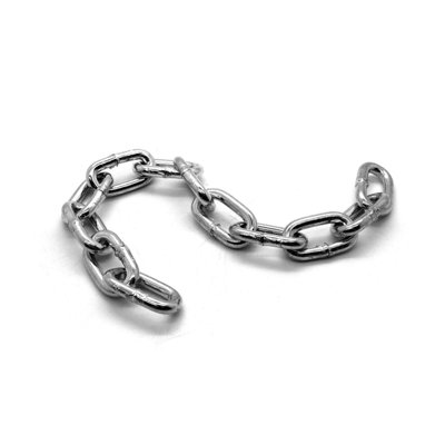 10 metres of 5 mm Strong Hot Dipped Galvanized Heavy Duty Steel Chain