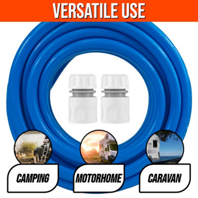 10 metres of Heavy-Duty Food Grade Water Hose Pipe Set with Connectors ...