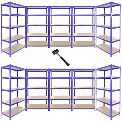 10 Monster Racking Q-Rax Industrial Warehouse Shelving Unit Heavy Duty ...