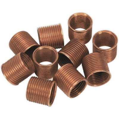 10 PACK 15mm Thread Inserts - M14 x 1.25mm - Suitable for ys10921 ...